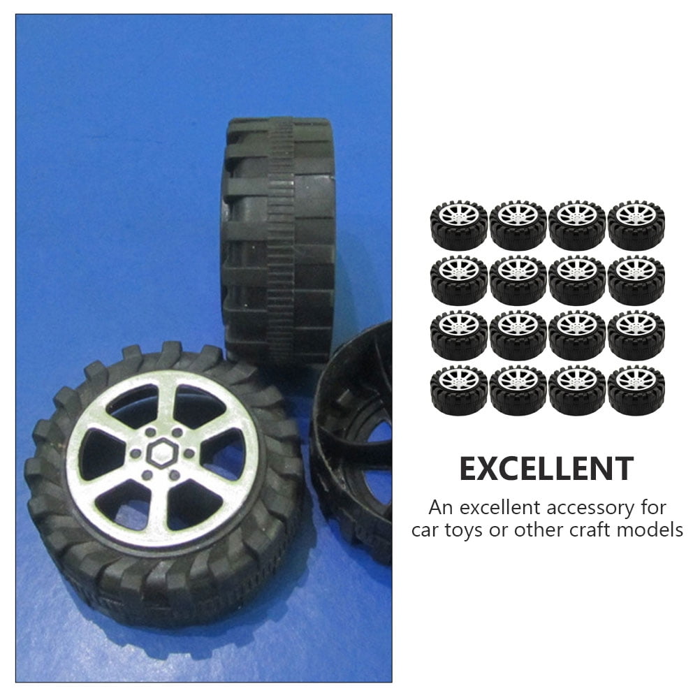Omeite 42mm toy wheel small wheel model making accessories (40pcs ...