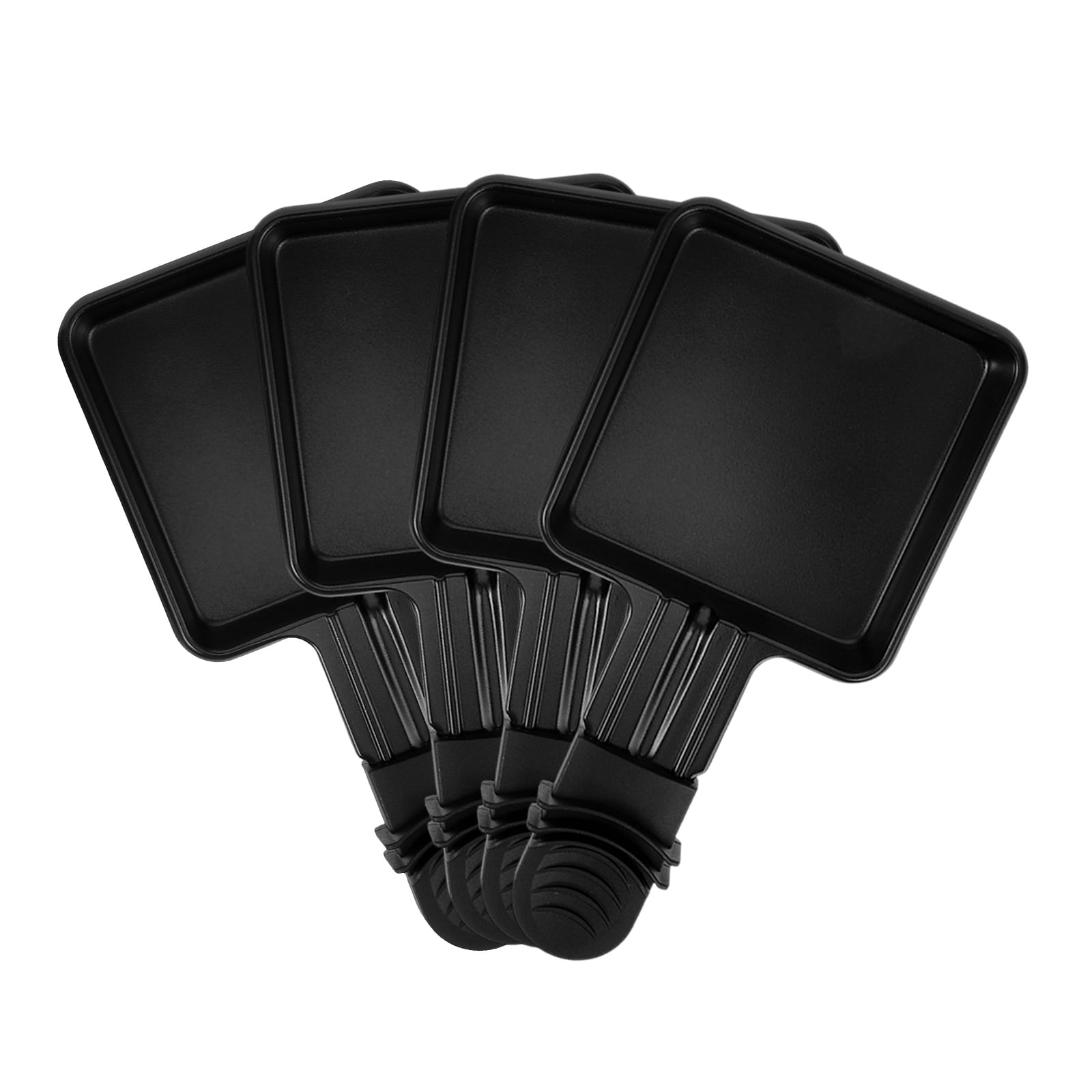 Omeite 4pcs Square Shape Mini Raclette Grill Pans Stainless Steel ...