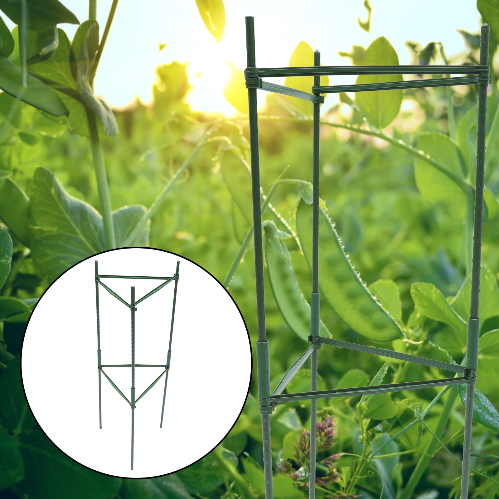 Omeite 84cm tomato support tomato planting rack cucumber loofah pepper ...