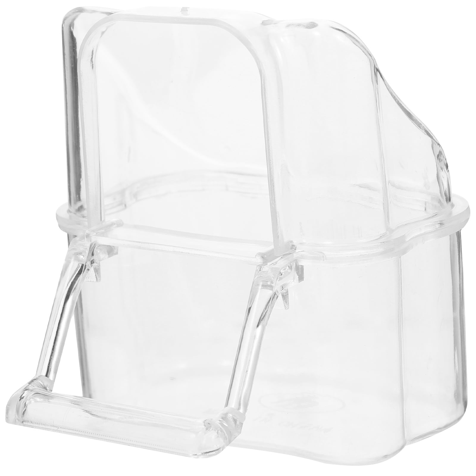 Omeite Birdcage External Food Box Bird Cage Food Box Bird Food Bowl ...