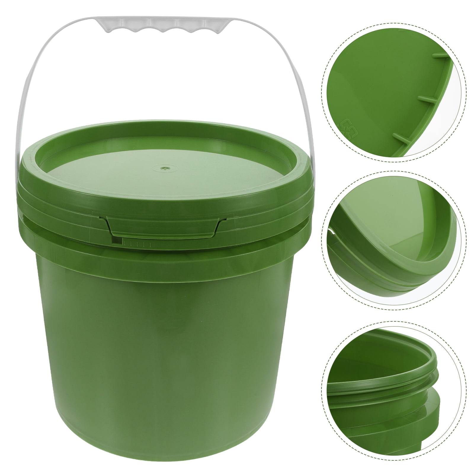 OUNONA Plastic Paint Pail 2pcs Paint Container Packaging Bucket Storage ...