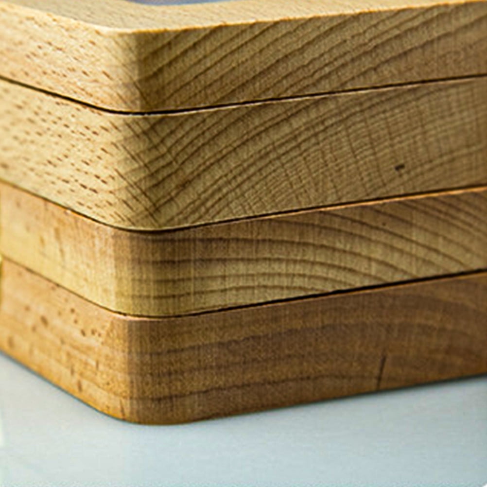 Omeite Children's baby teeth box wooden photo frame tooth fetal hair ...