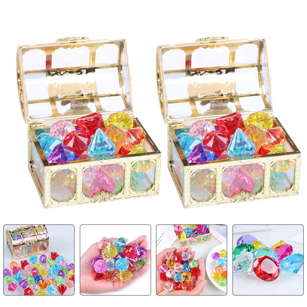 Omeite Children's diamond gemstone toy simulation crystal girl colorful ...