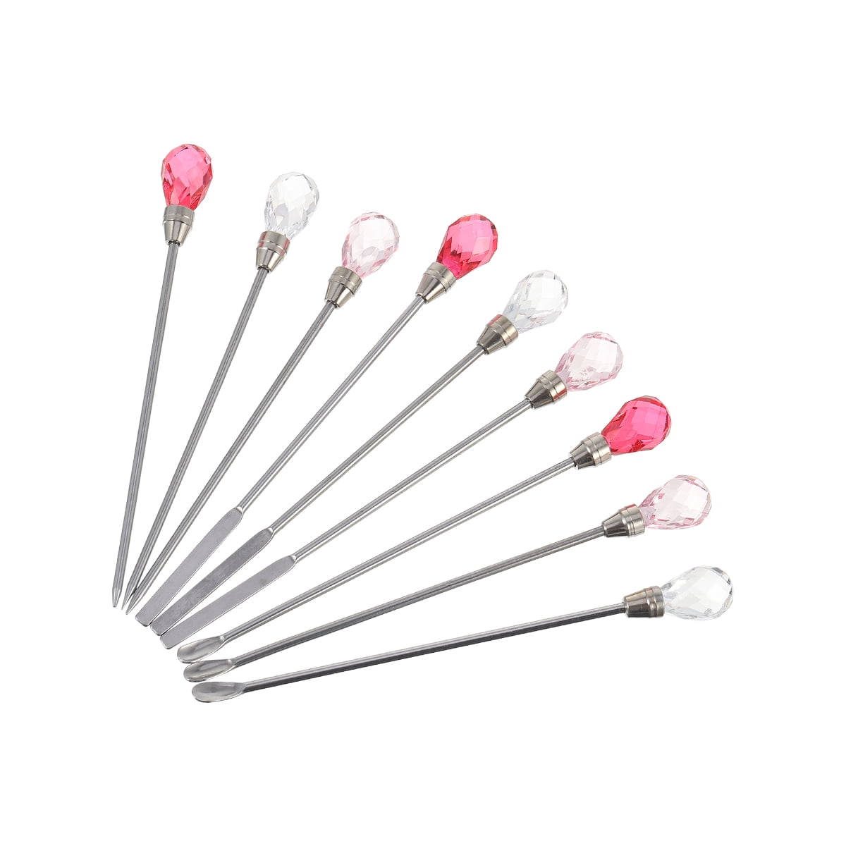 Omeite Color glue stirring stick color mixing stick glitter ear spoon ...