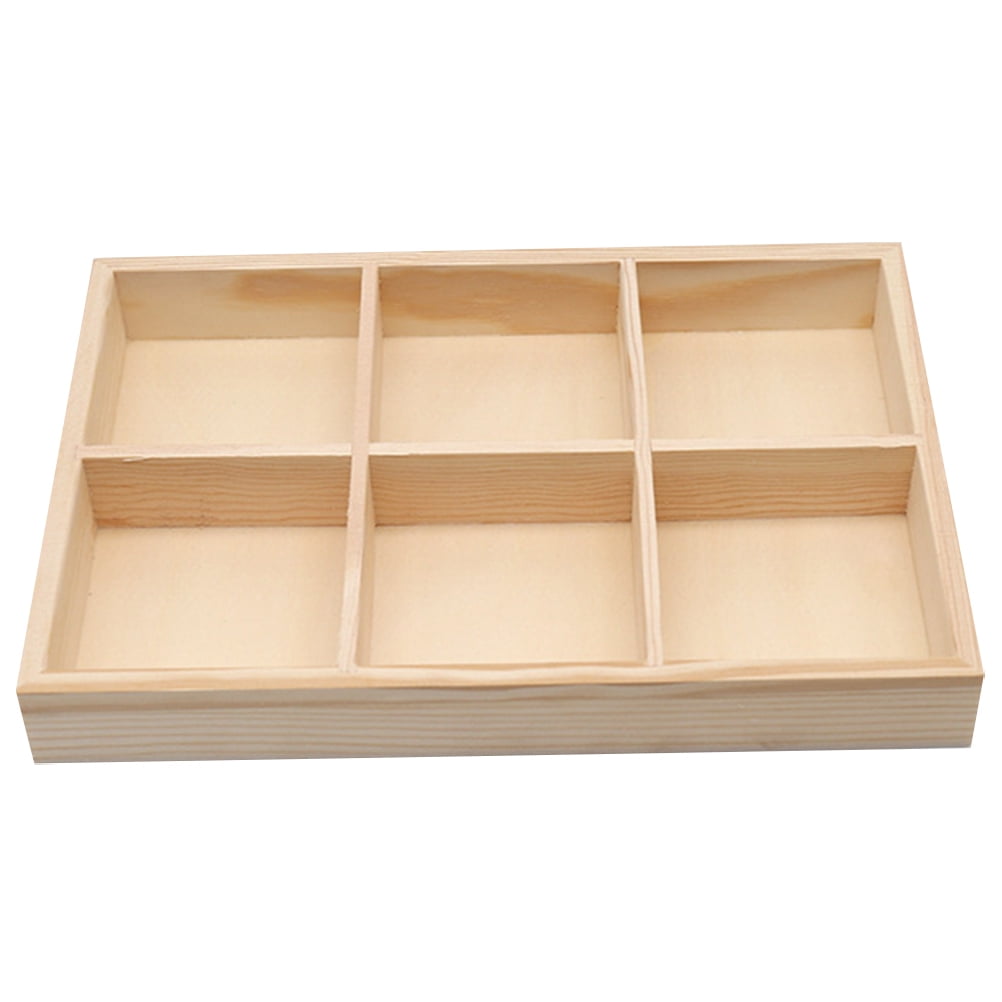 Omeite Crayon Pigment Box 6-compartment Storage Case Portable Painting ...