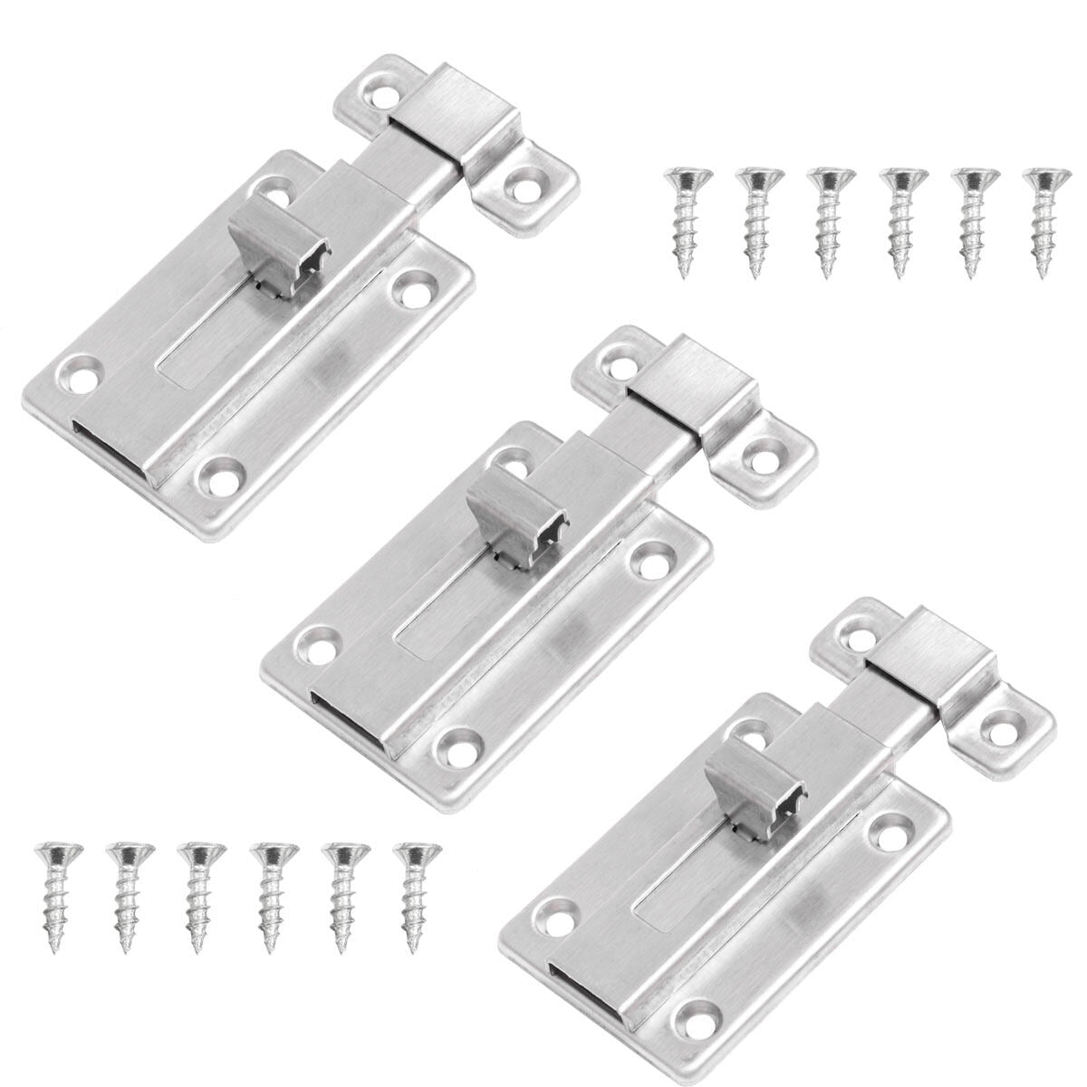 Omeite Double-ended bolt manual left and right bolts 3pcs (3 inches ...