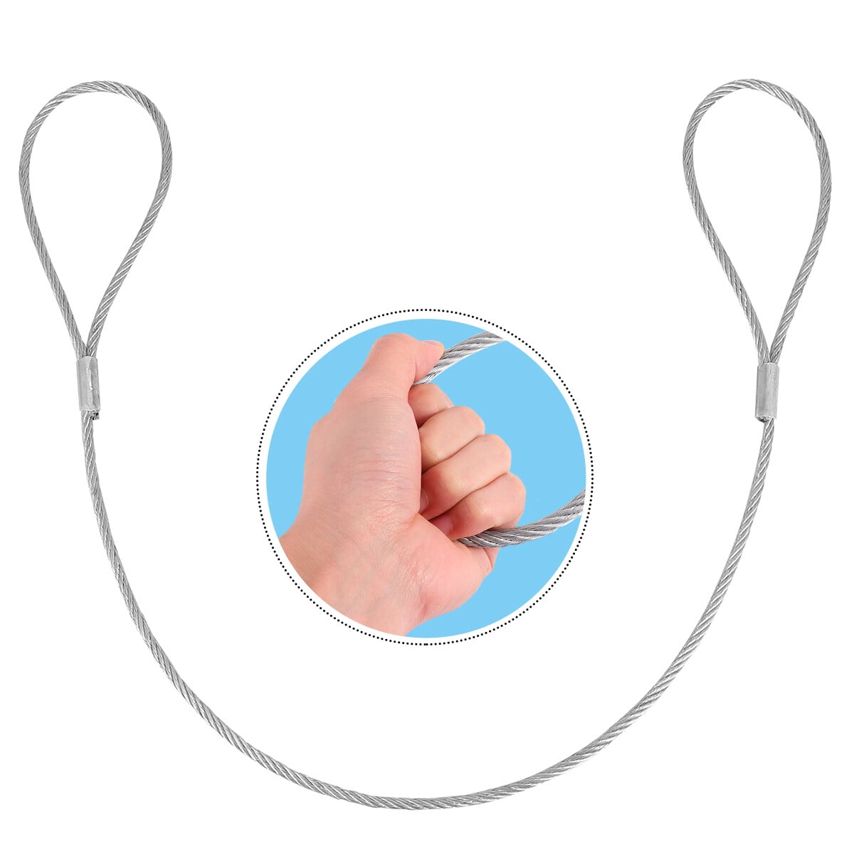 Omeite Galvanized steel wire rope sling lifting wire rope double-head ...