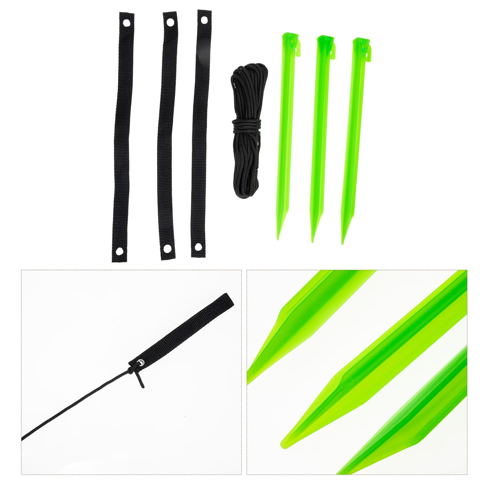 Omeite Garden Plant Tree Support Anchor Fixed 12 Inch Tree Stake Kit ...