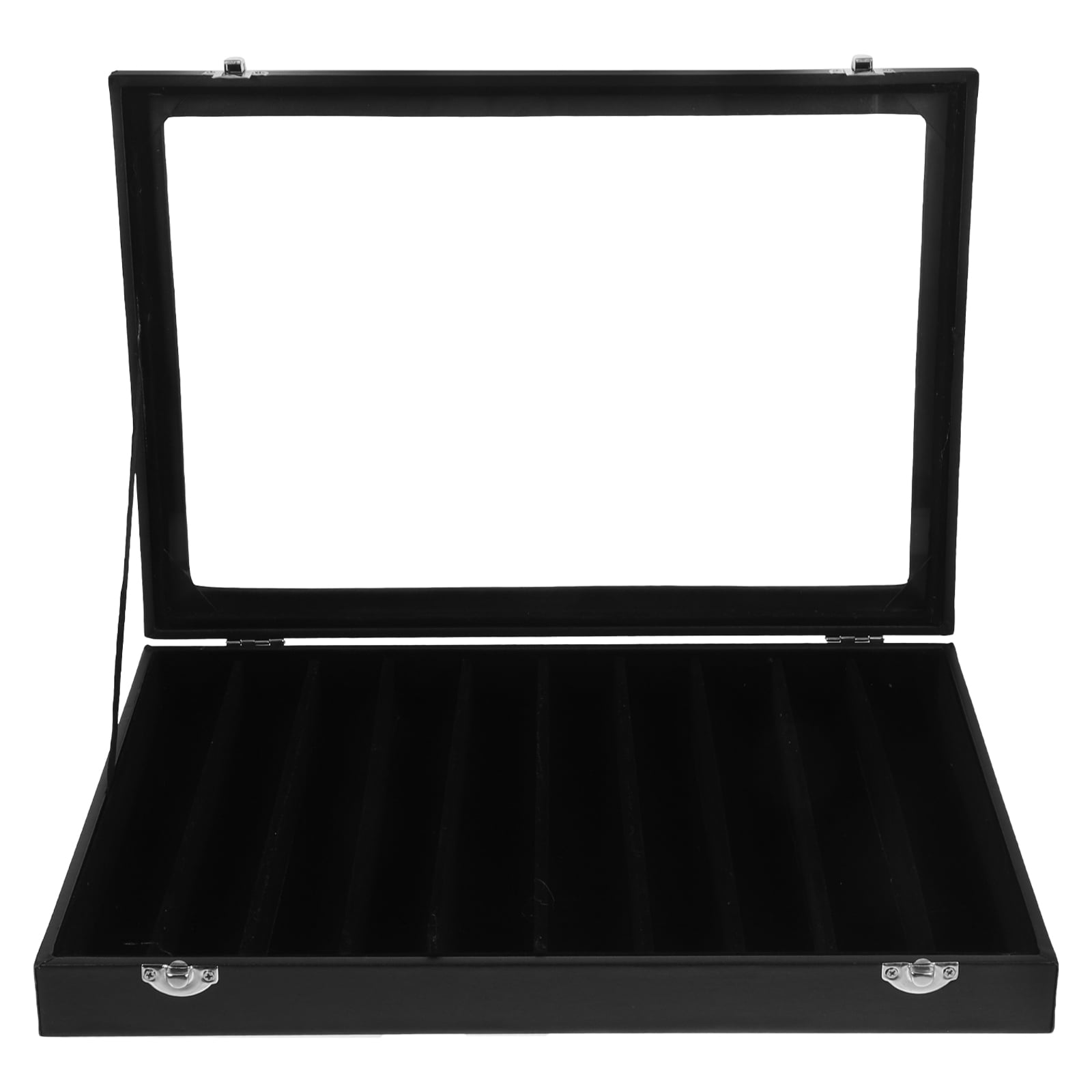 Omeite Glass Lid Jewelry Box Necklace Organizer Box Necklace Bracelet ...