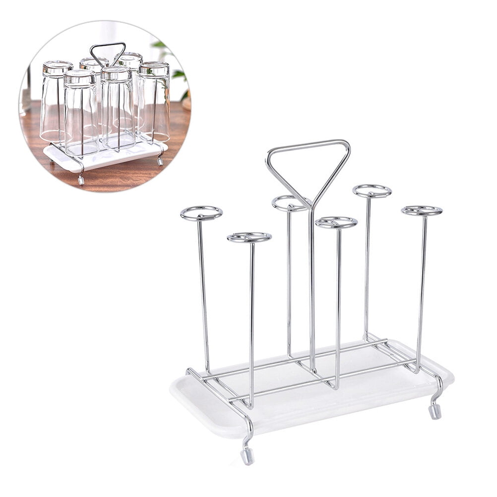 Omeite Glass rack drain rack water cup rack - Walmart.com
