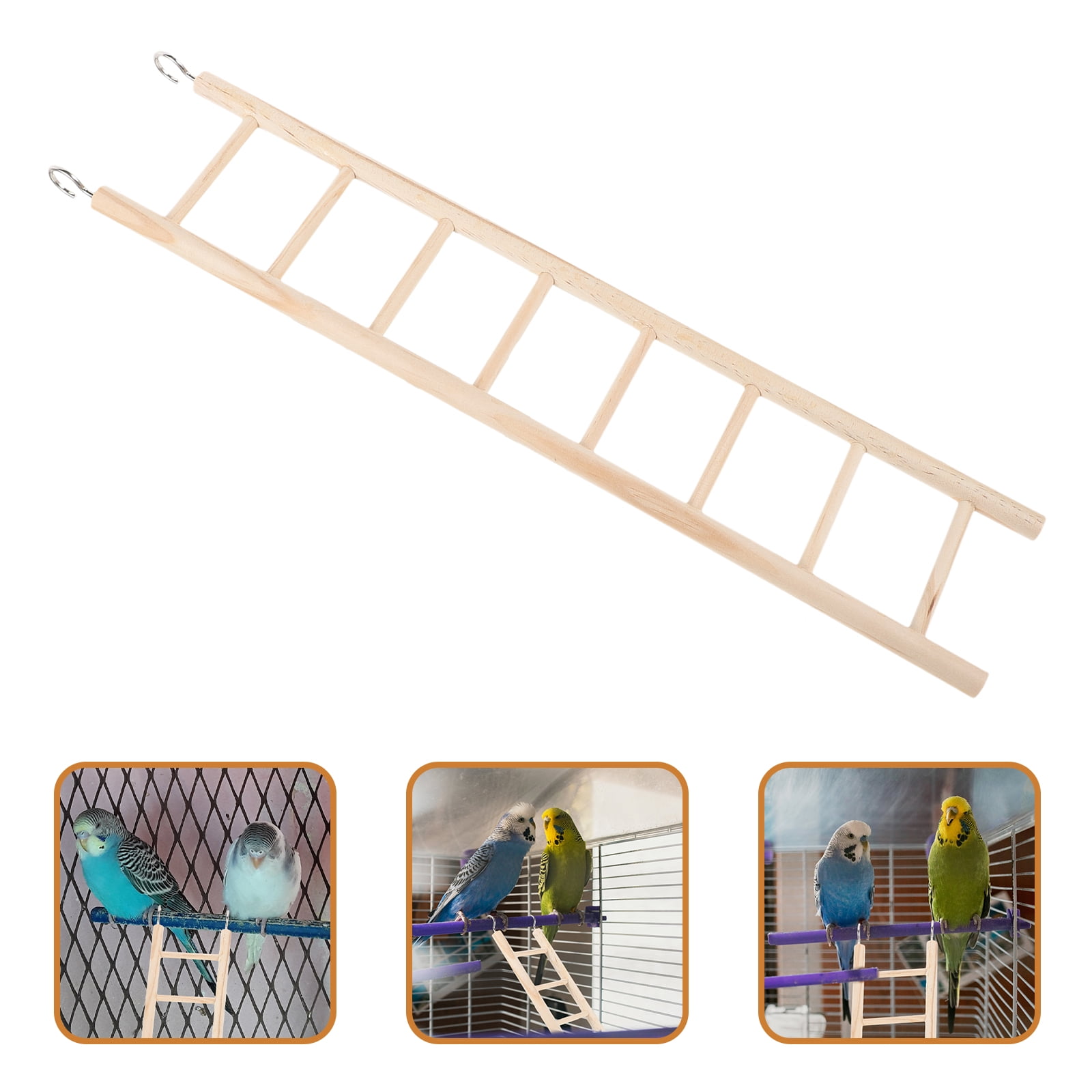 Omeite Hamster ladder bird ladder parrot step ladder cage hanging bird ...