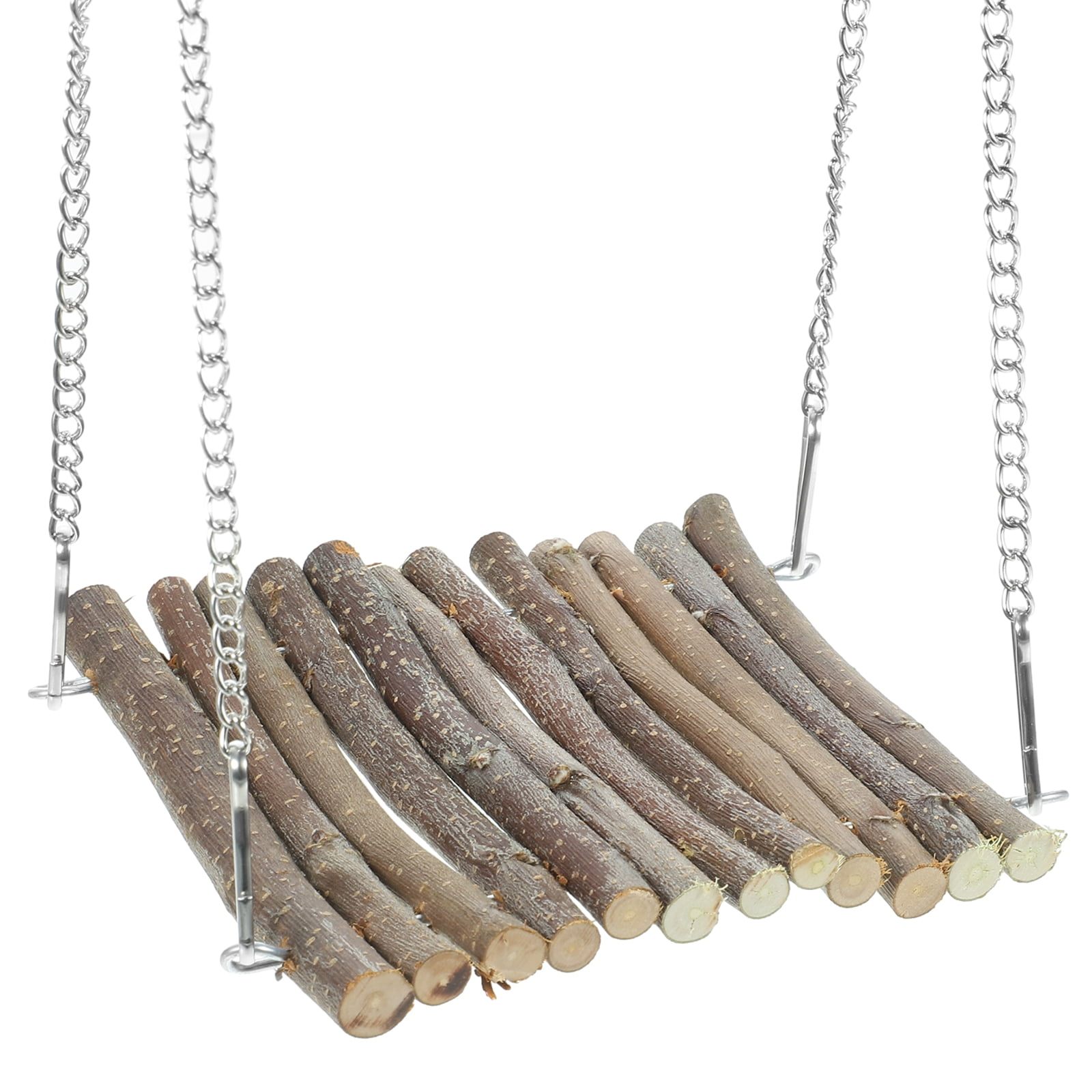 Omeite Hermit Crab Climbing Toy Reptile Hanging Swing Toy Wooden Lizard ...