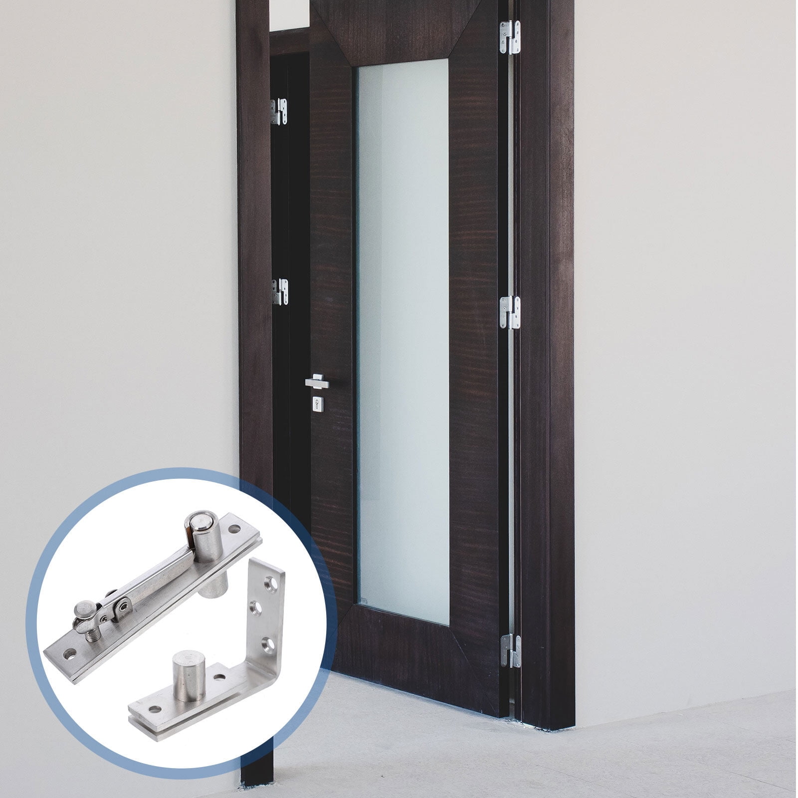 Omeite Hinge stainless steel pivot wooden door upper and lower hinge ...