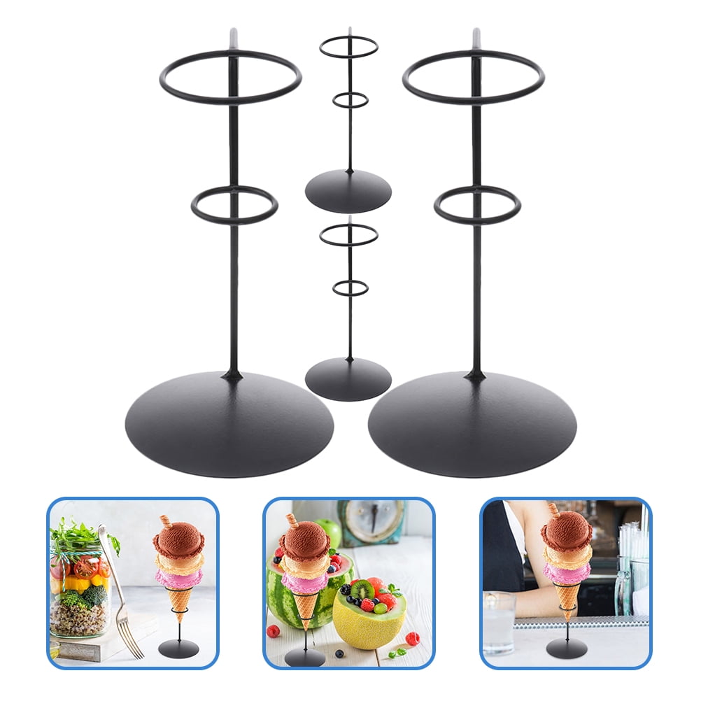 Omeite Iron ice cream stand cone display stand mini ice cream stand ...