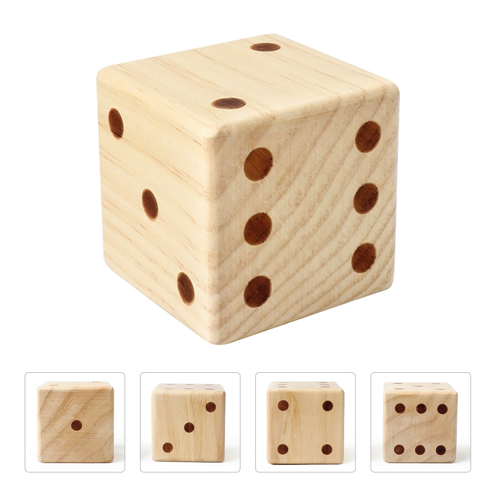 OUNONA Beige Game Dice Toy for Kids Made of Synthetic Material ...