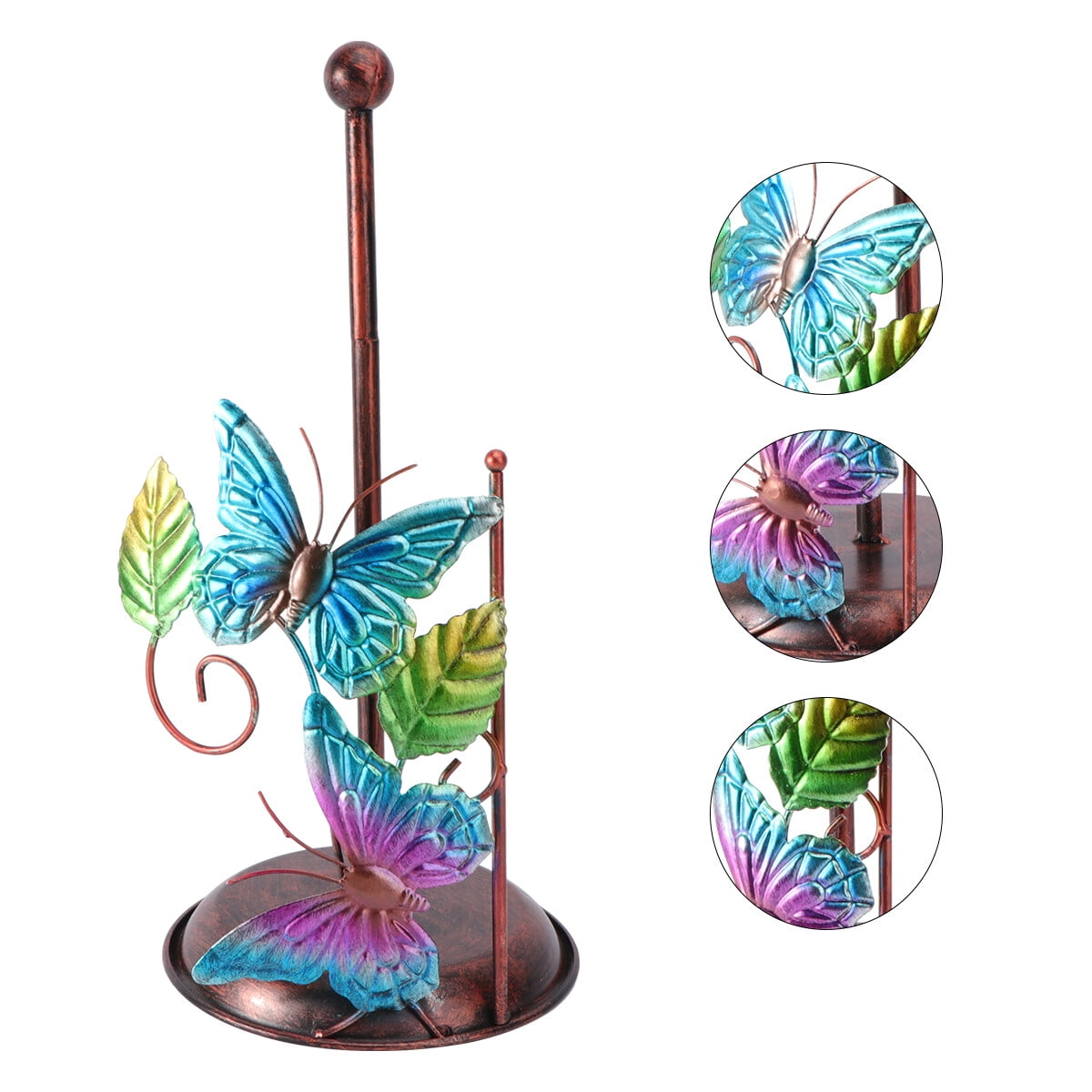 Omeite Nordic iron metal creative paper towel rack restaurant living ...