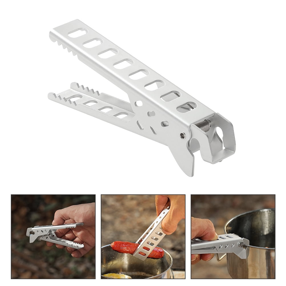 Omeite Outdoor camping spring pot clip barbecue clip cake clip ...