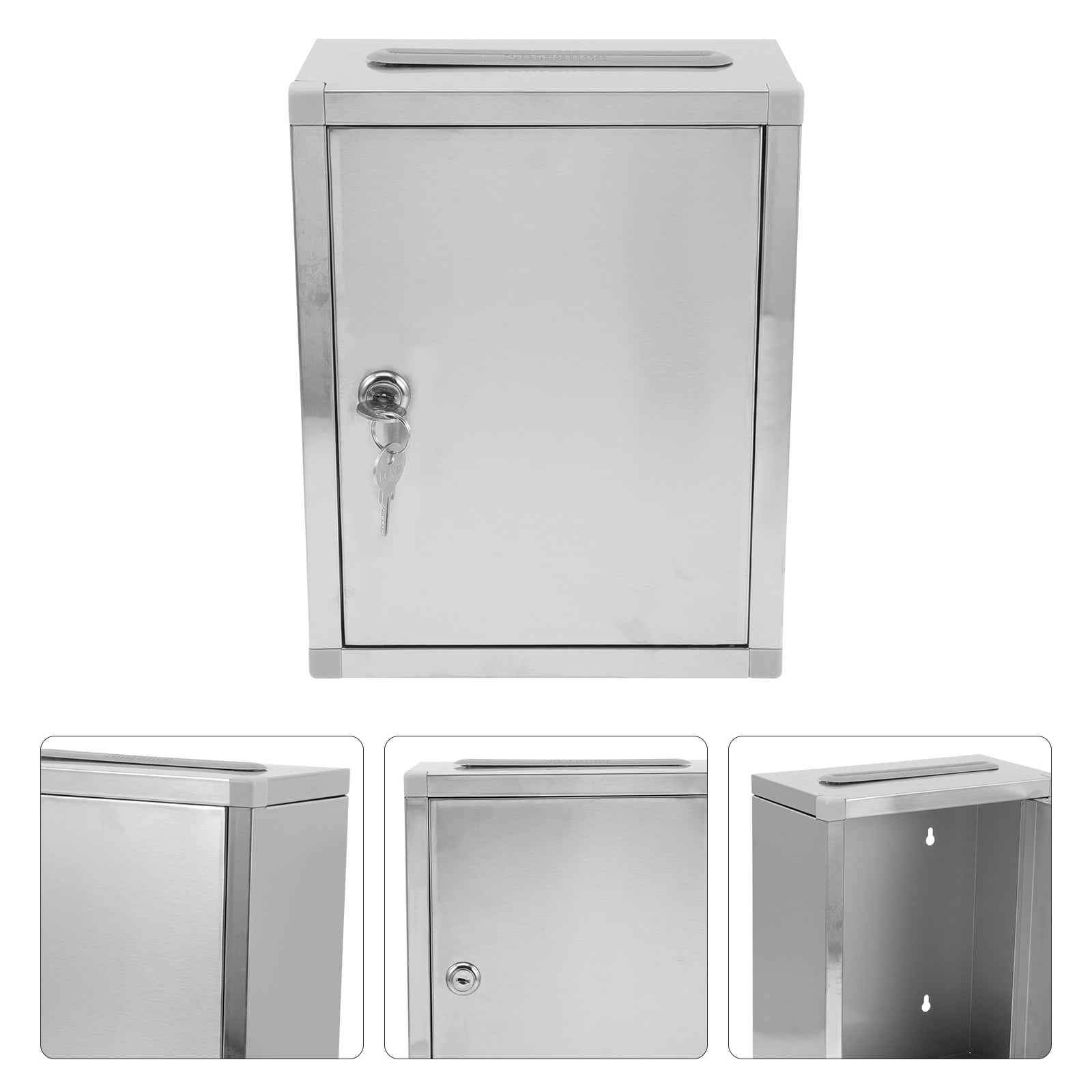 Omeite Outdoor stainless steel mailbox, suggestion box, complaint box ...