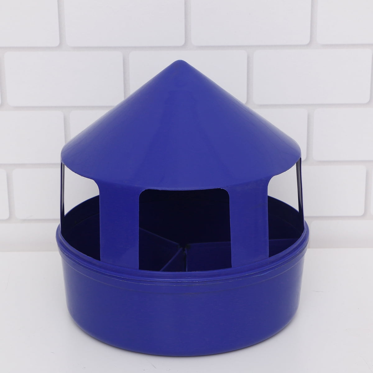 Omeite Pigeon feeding trough (three-compartment multi-purpose trough ...