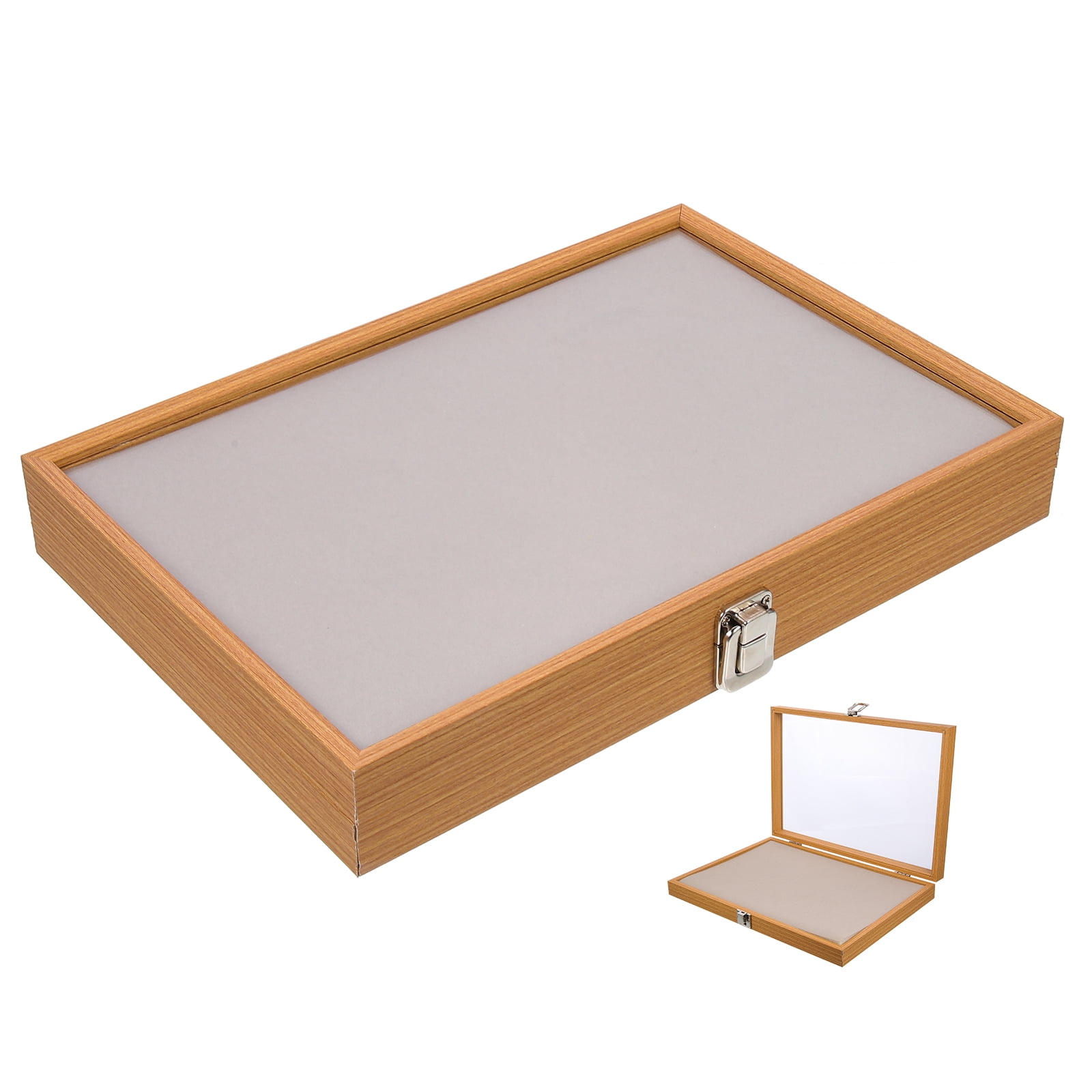 Omeite Pin Display Case Brooch Storage Box Medal Display Case Multi ...