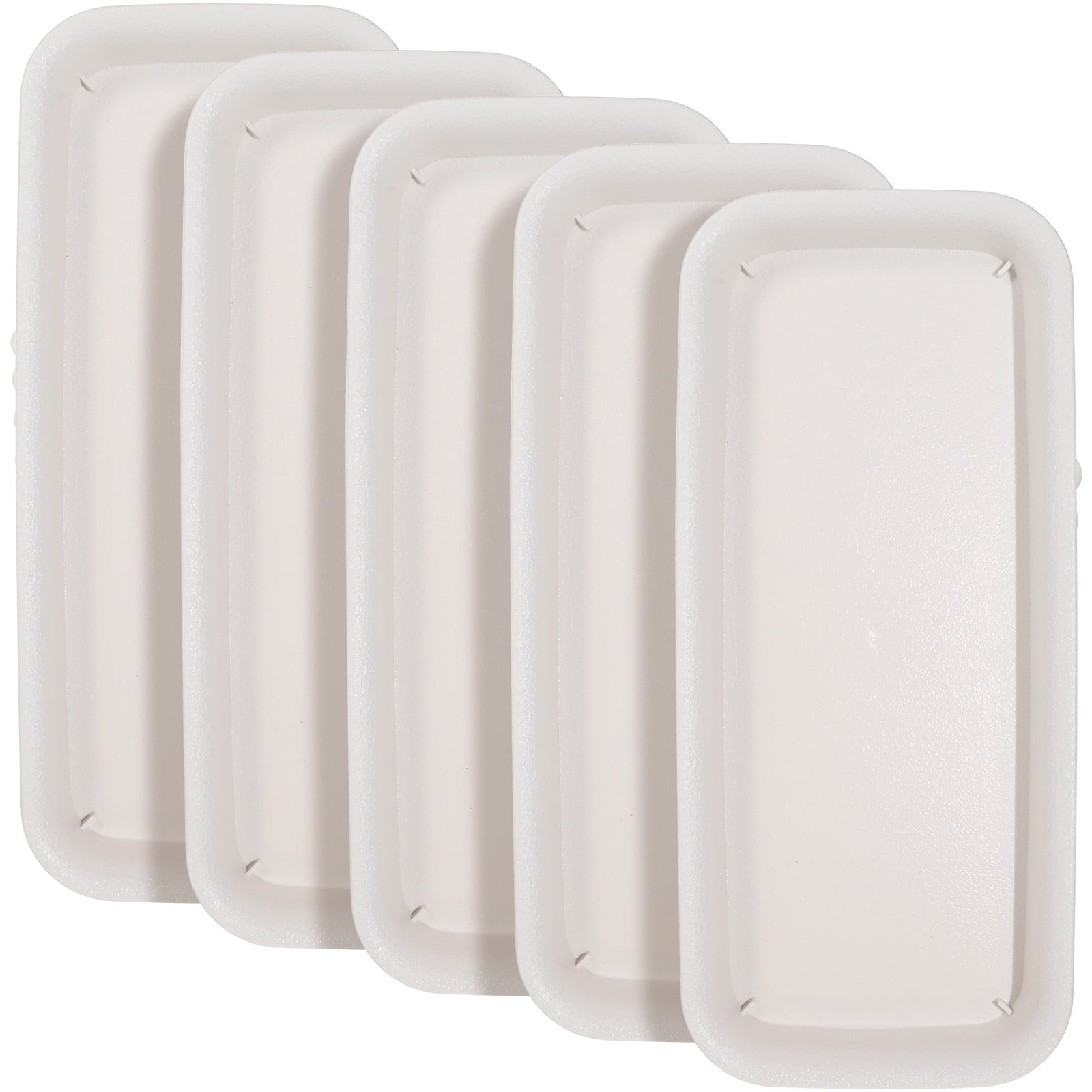 Omeite Plastic flower pot tray floor rectangular water collection tray ...