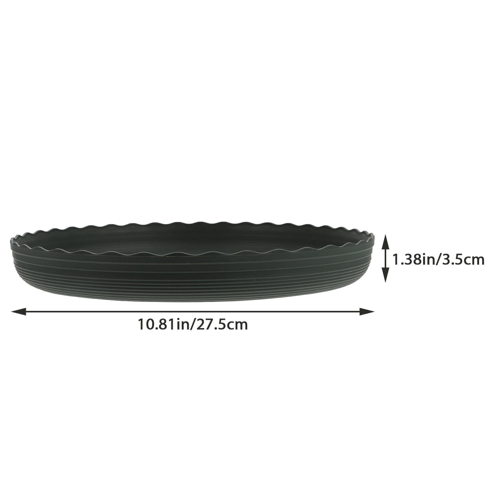 Omeite Plastic round flower pot bottom tray can store water resin ...