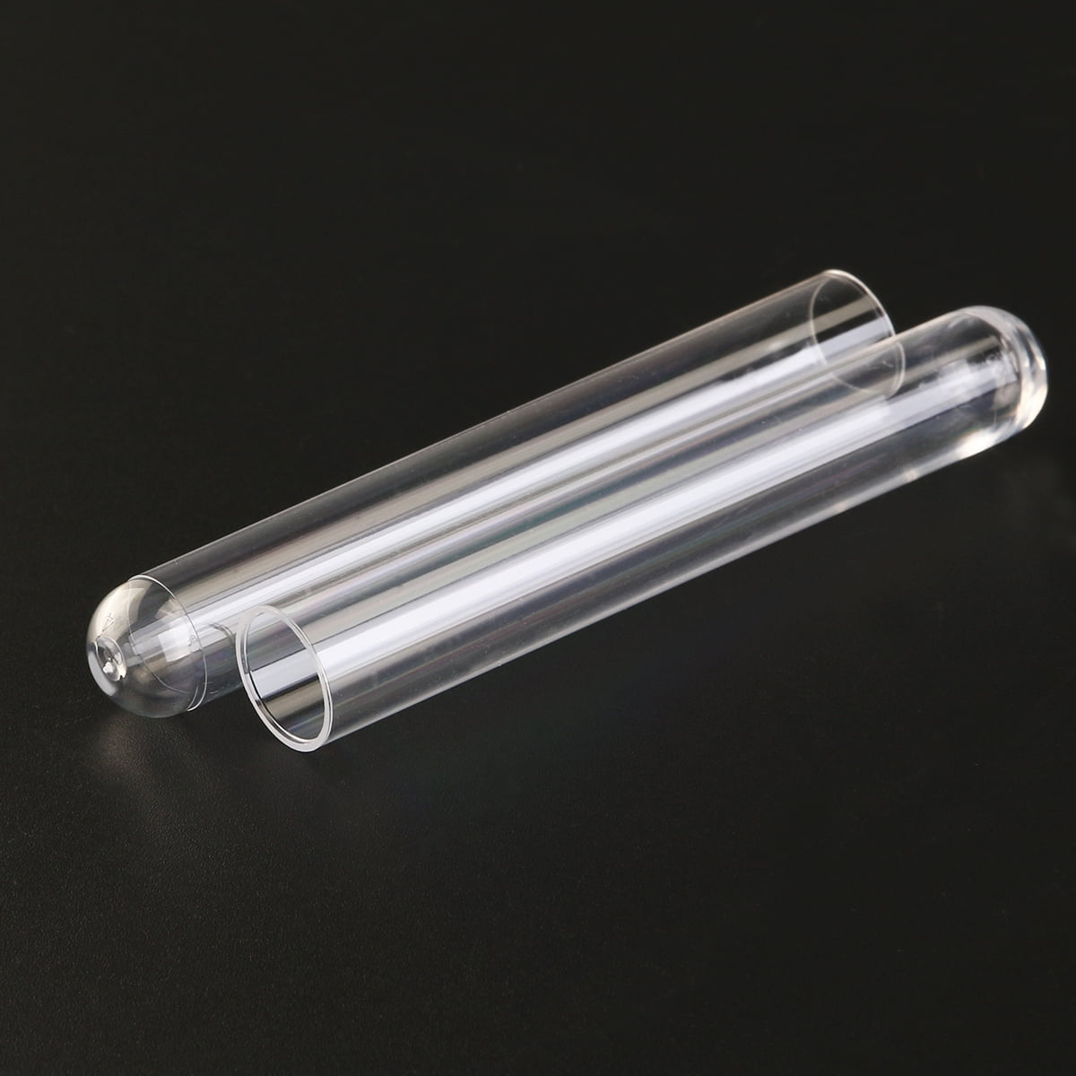 Omeite Plastic test tube 12*75MM 25 pieces (white and transparent ...