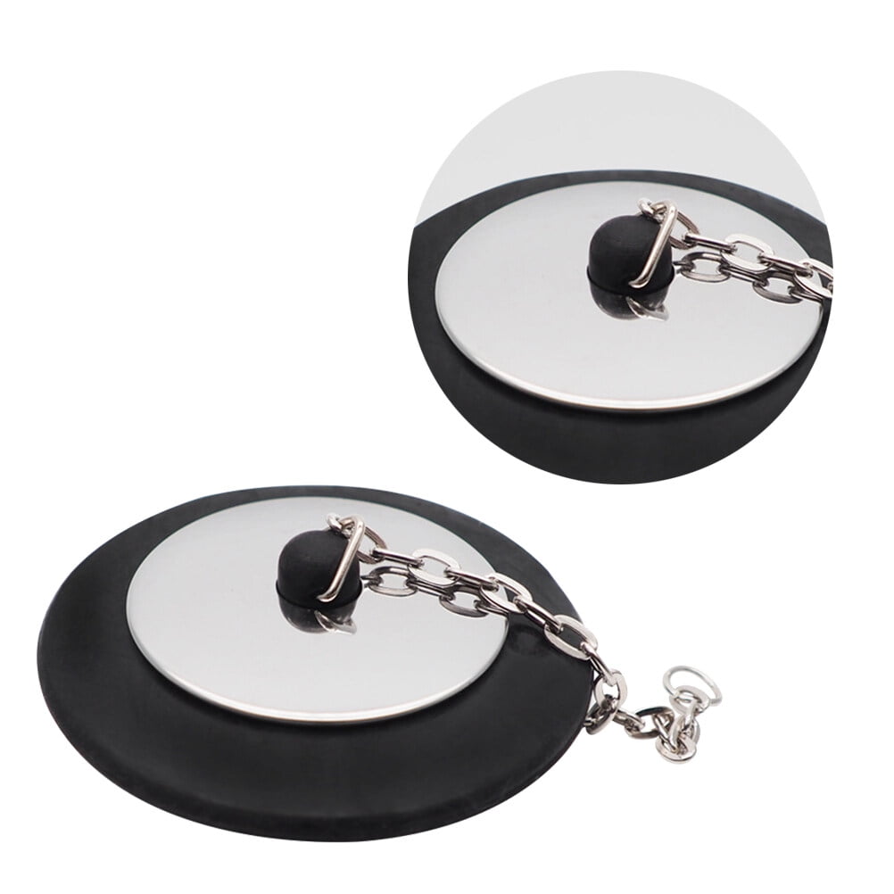 Omeite Rubber water blocking plug with chain Rubber bathtub pool plug ...
