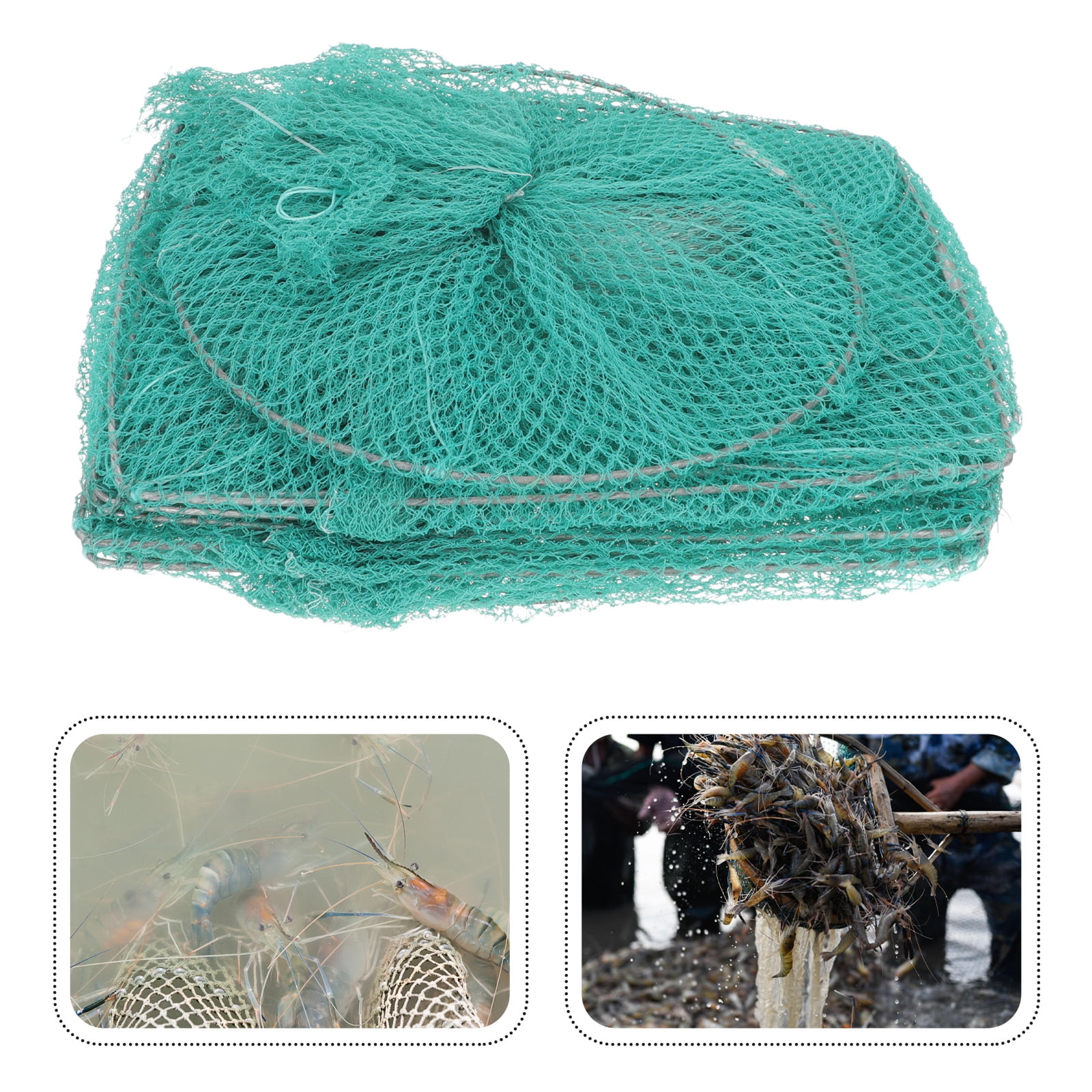 Omeite Shrimp Cage Simple Knotless Fish Cage Shrimp Cage Lobster Cage ...