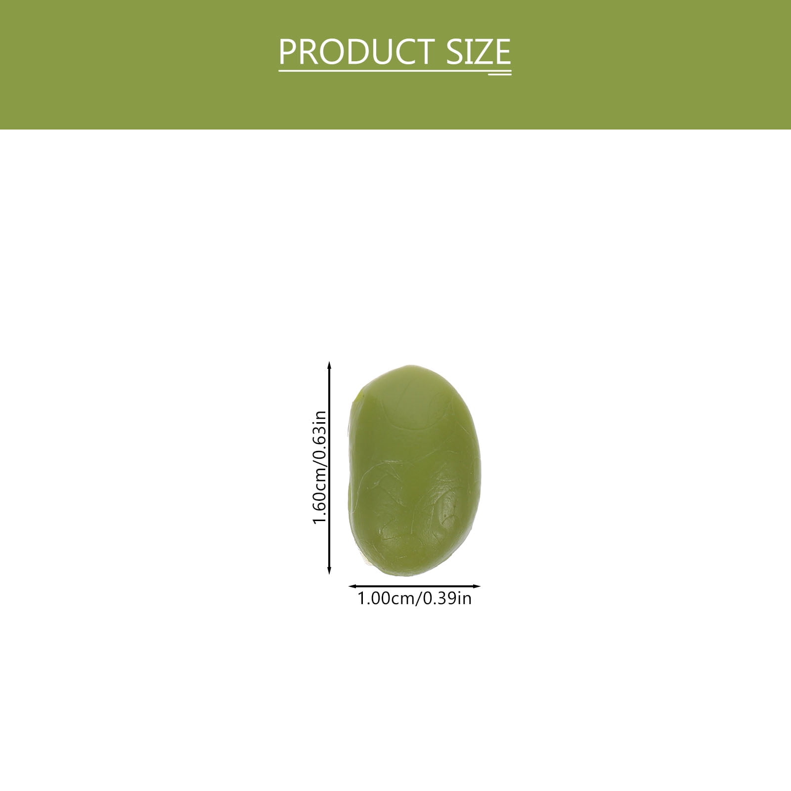 Omeite Simulation of grain props food model (green beans) (about 100g ...