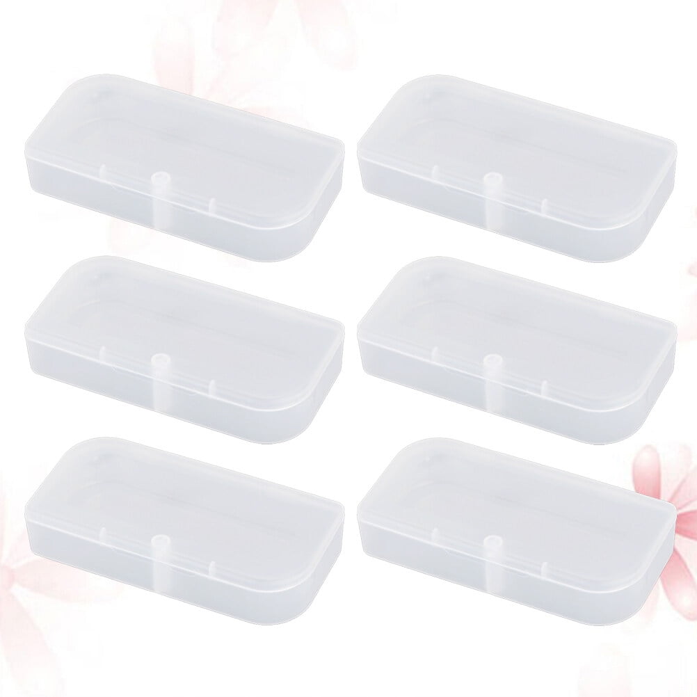 NIYANGLE Vehicle Repair Storage Box Transparent Plastic 6Pcs for Small ...