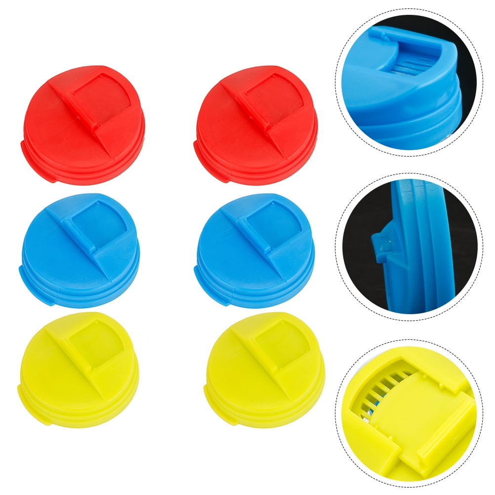 Omeite Soda bottle caps beverage cans leakproof sealing caps 6pcs (2 ...