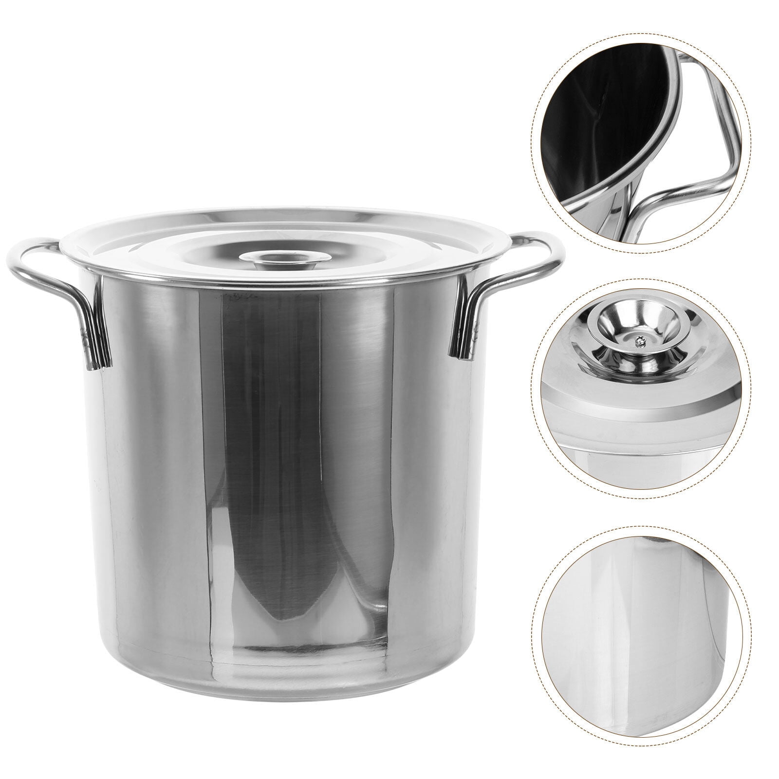 Omeite Stainless steel soup bucket brine bucket porridge bucket stew ...