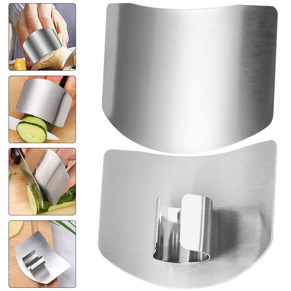 OUNONA Stainless Steel Finger Protector Guards for Cutting and Chopping ...