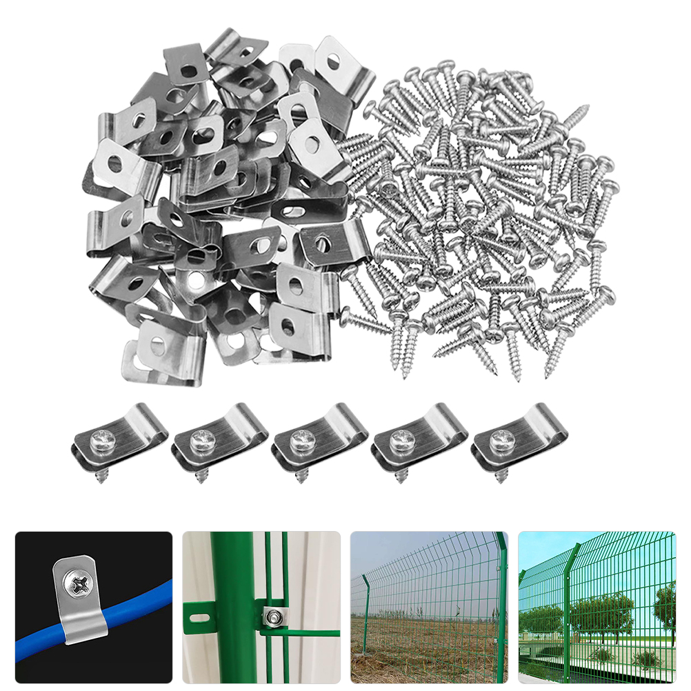 Omeite Wire Fence Clamp Metal Livestock Fence Clamp Wire Fence Clamp ...