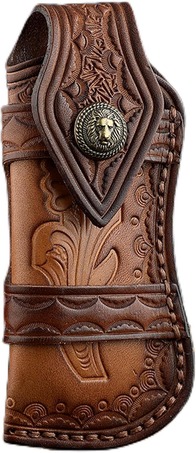 Omesio Pocket Knife Sheath, 5" Horizontal Knife Sheath for Belt, EDC ...