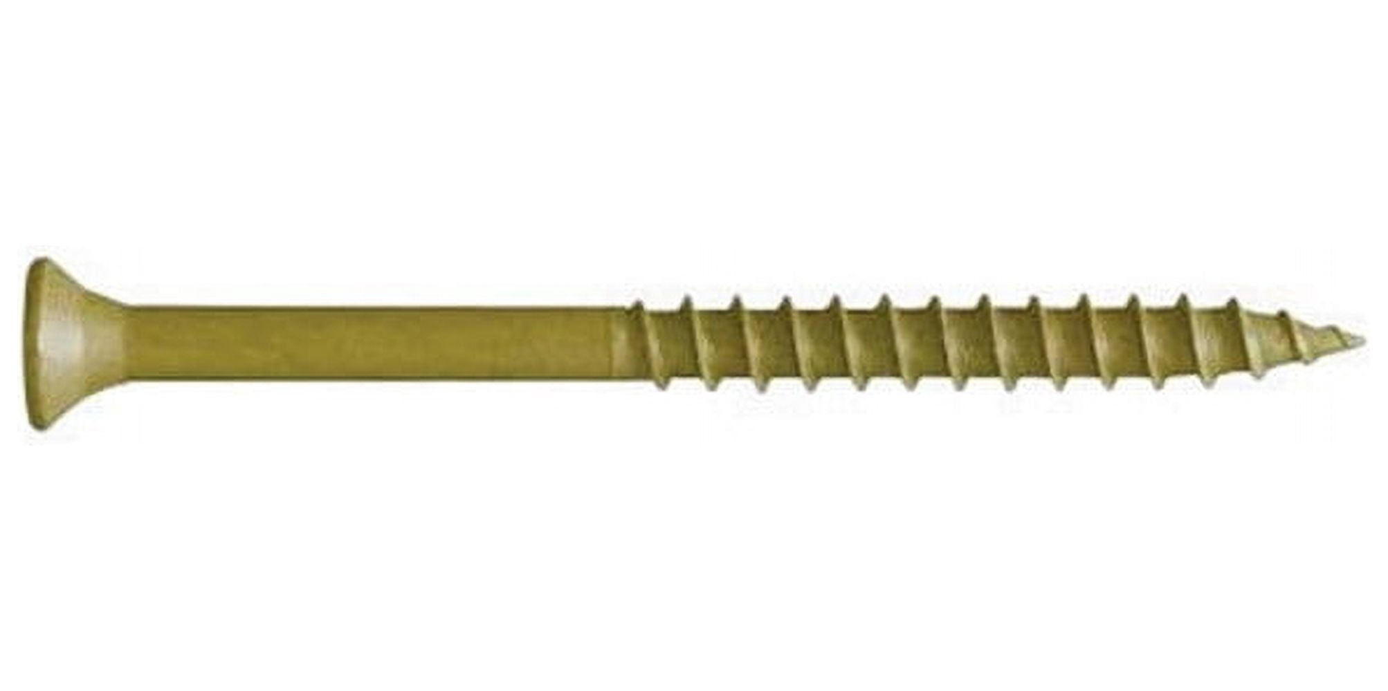 OMG INC Deck Screws With Bit, Gold, 2.5-In., 1,750-Pk. Bucket FMGD212 ...