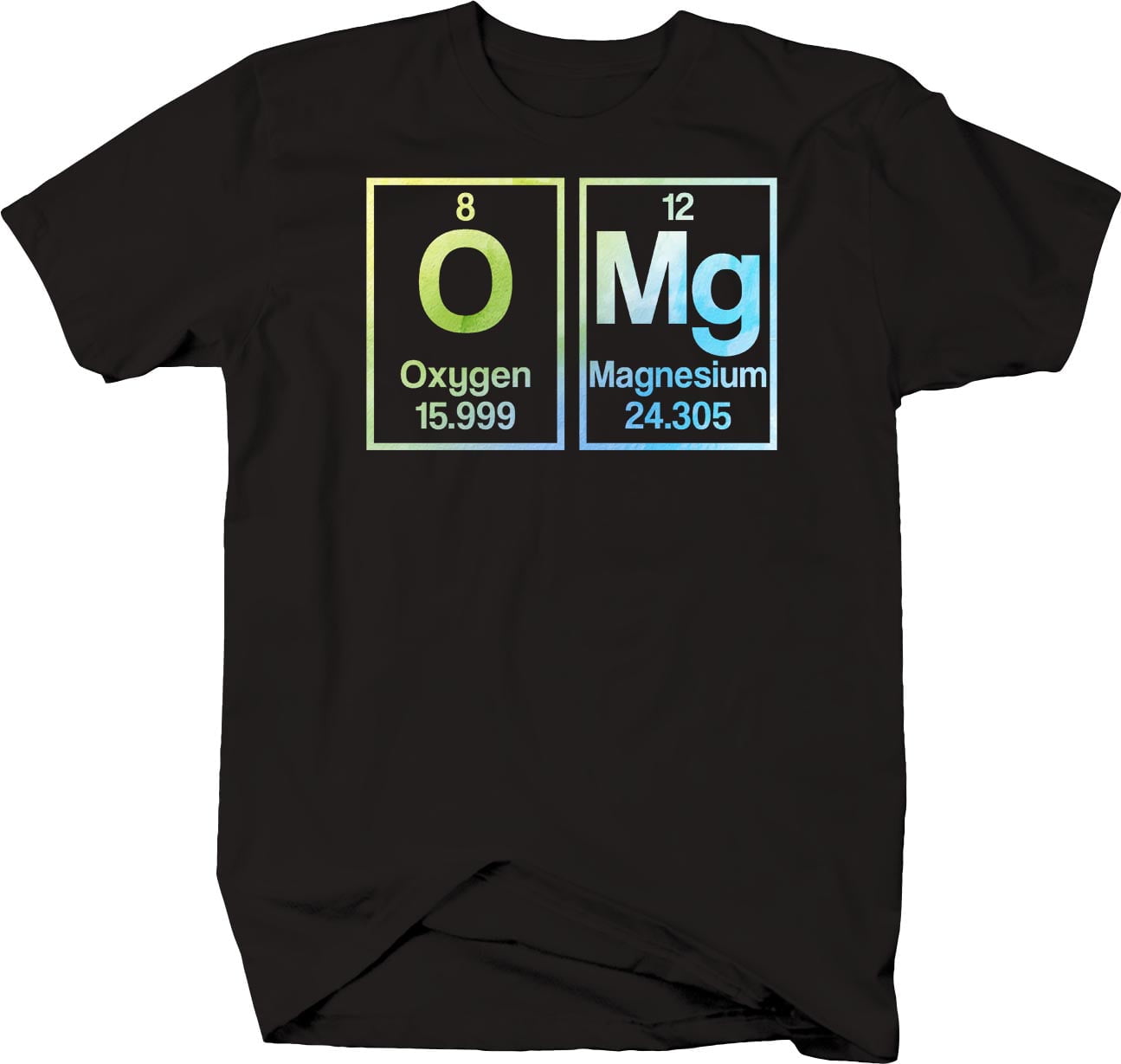 Omg Oxygen Magnesium Periodic Table Of Elements Science TieDye TShirt ...
