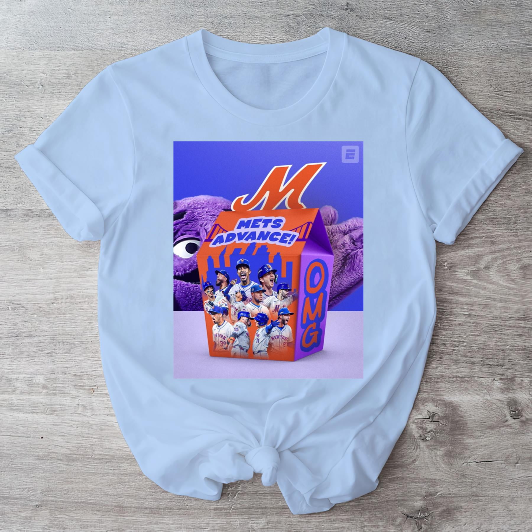 Omg The Mets Advance To The Nlcs 2024 T-shirt-TH34573 - Walmart.com
