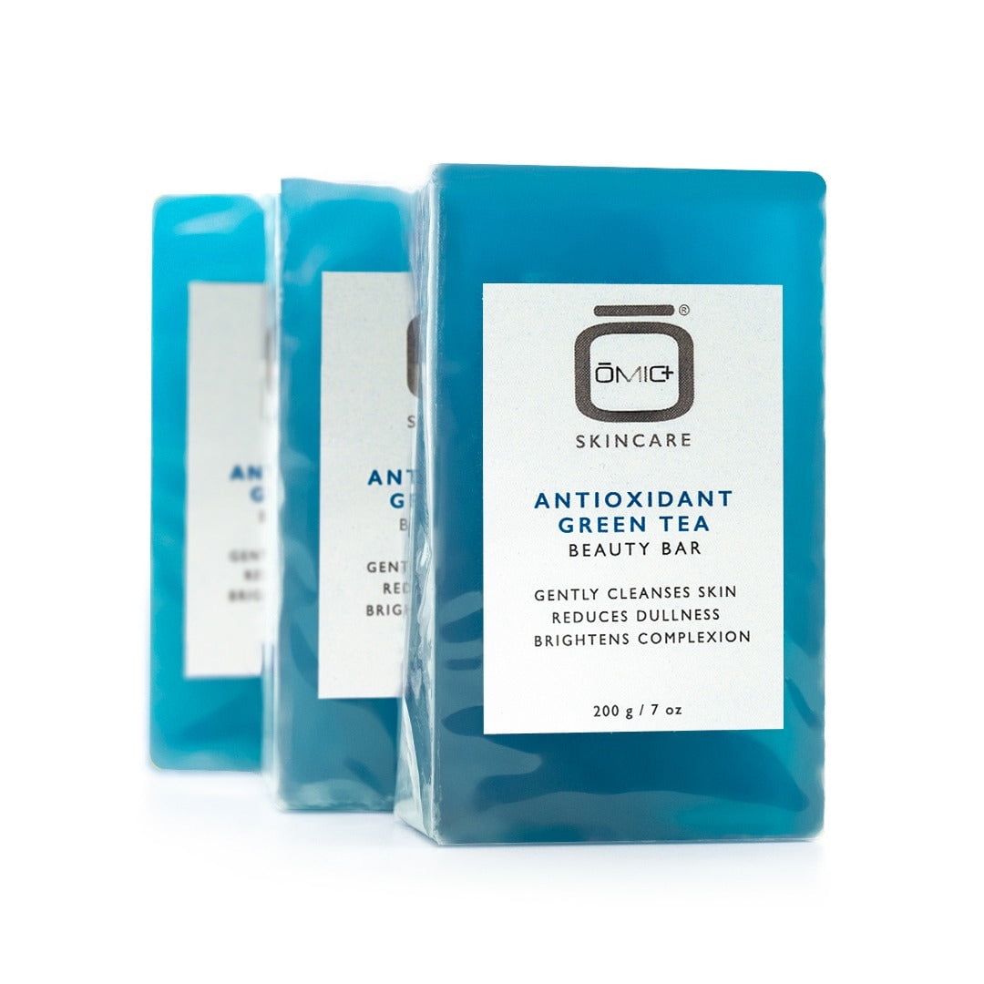 Omic+ Green Tea Beauty Bar Soap - 200g, Pack of Three - Walmart.com