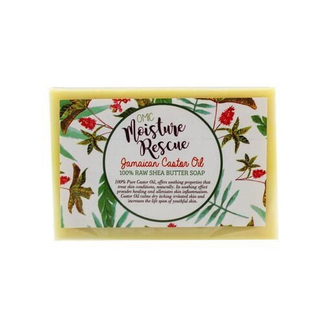 Omic Moisture Rescue Shea Butter Soap with Jamaican Castor Oil for All ...