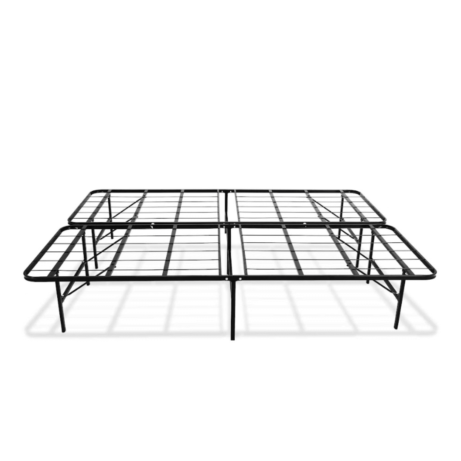 Omne Steel Full Platform Bed Frame - 2000lb Capacity, No Box Spring ...