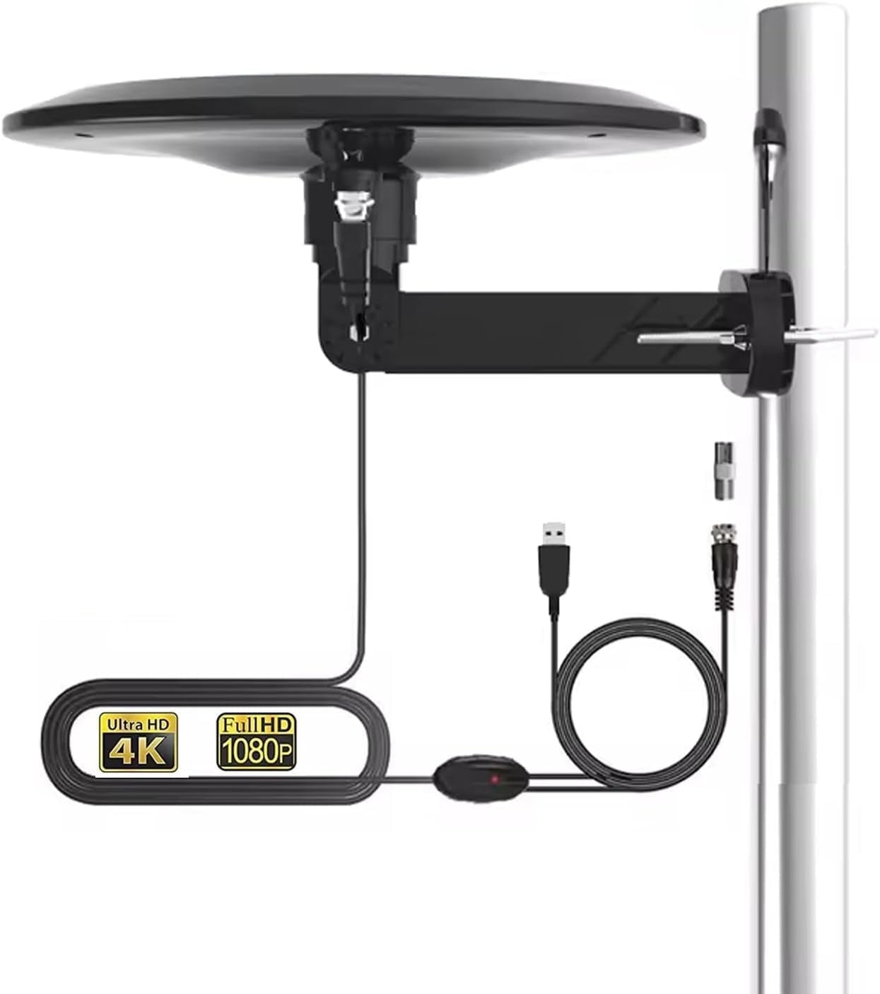 Omni Directional Digital TV Antenna for Smart TV Outdoor Long Range 160 ...