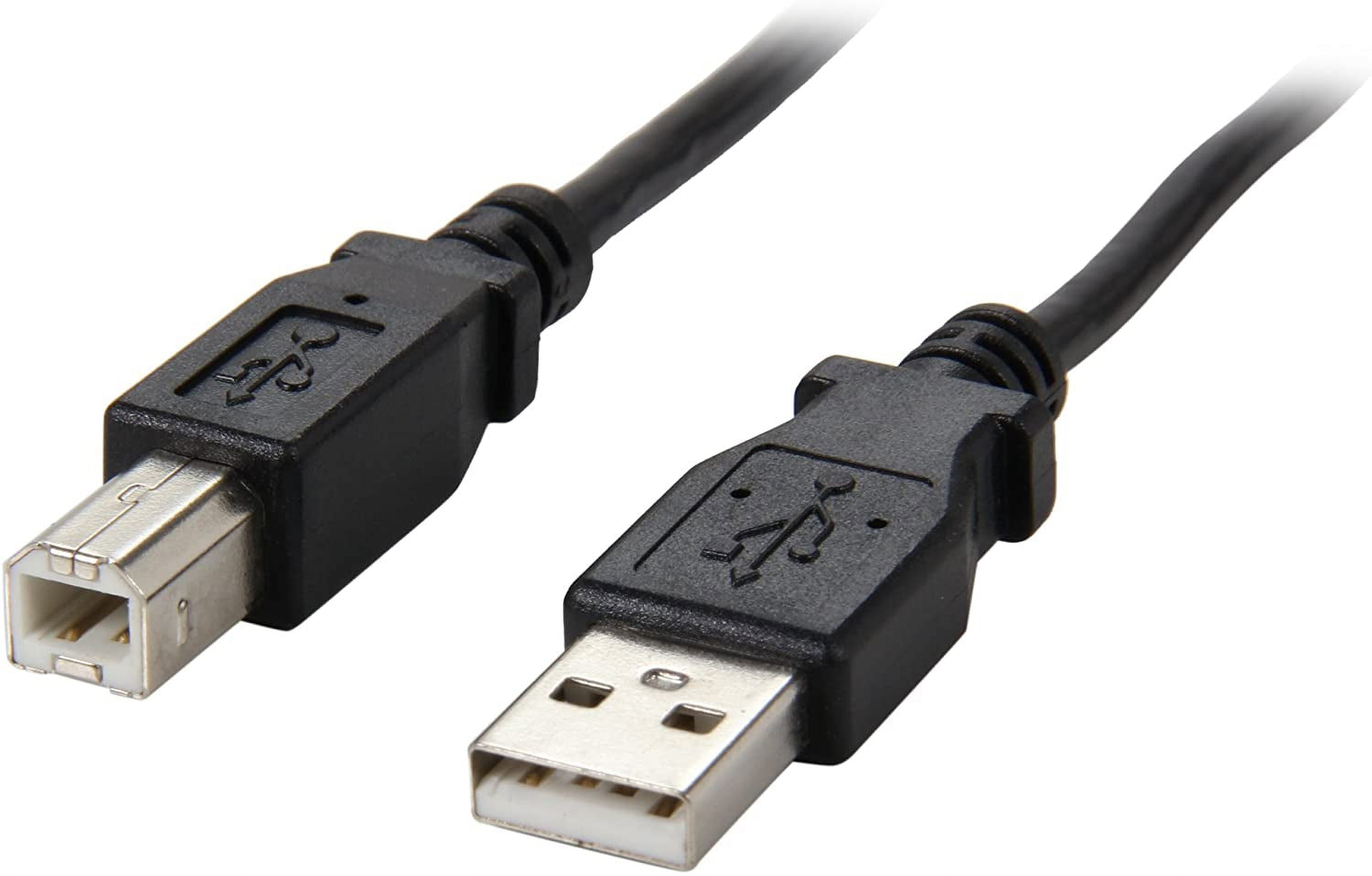 Omni Gear USB A to B Printer Cable Black 6'' 10'' 15'' - Walmart.com