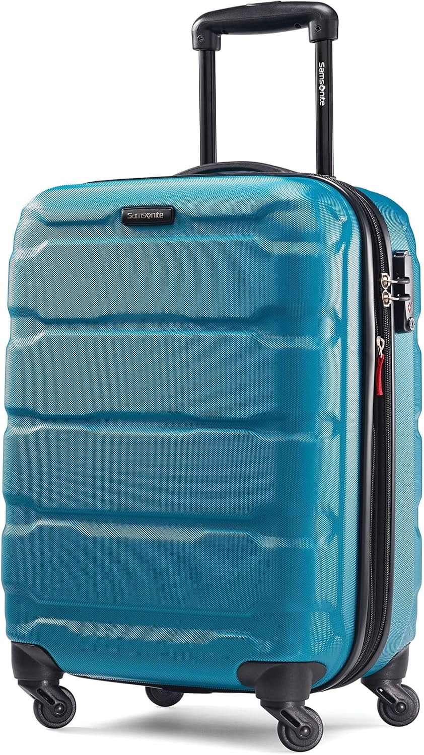 Omni PC Hardside Expandable Luggage with Spinner Wheels, Caribbean Blue ...
