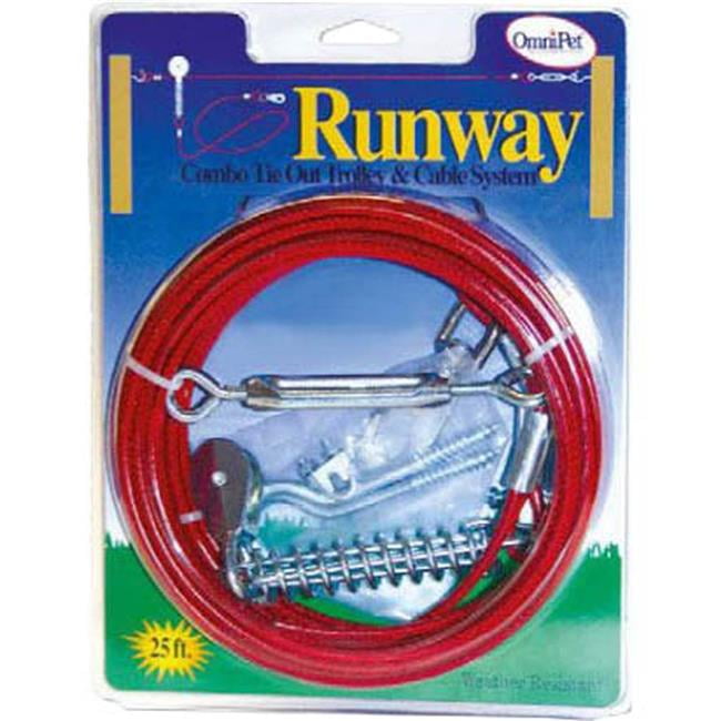 Omni Pet RDT25 25 ft. Trolley Dog Runway - Case of 20 - Walmart.com