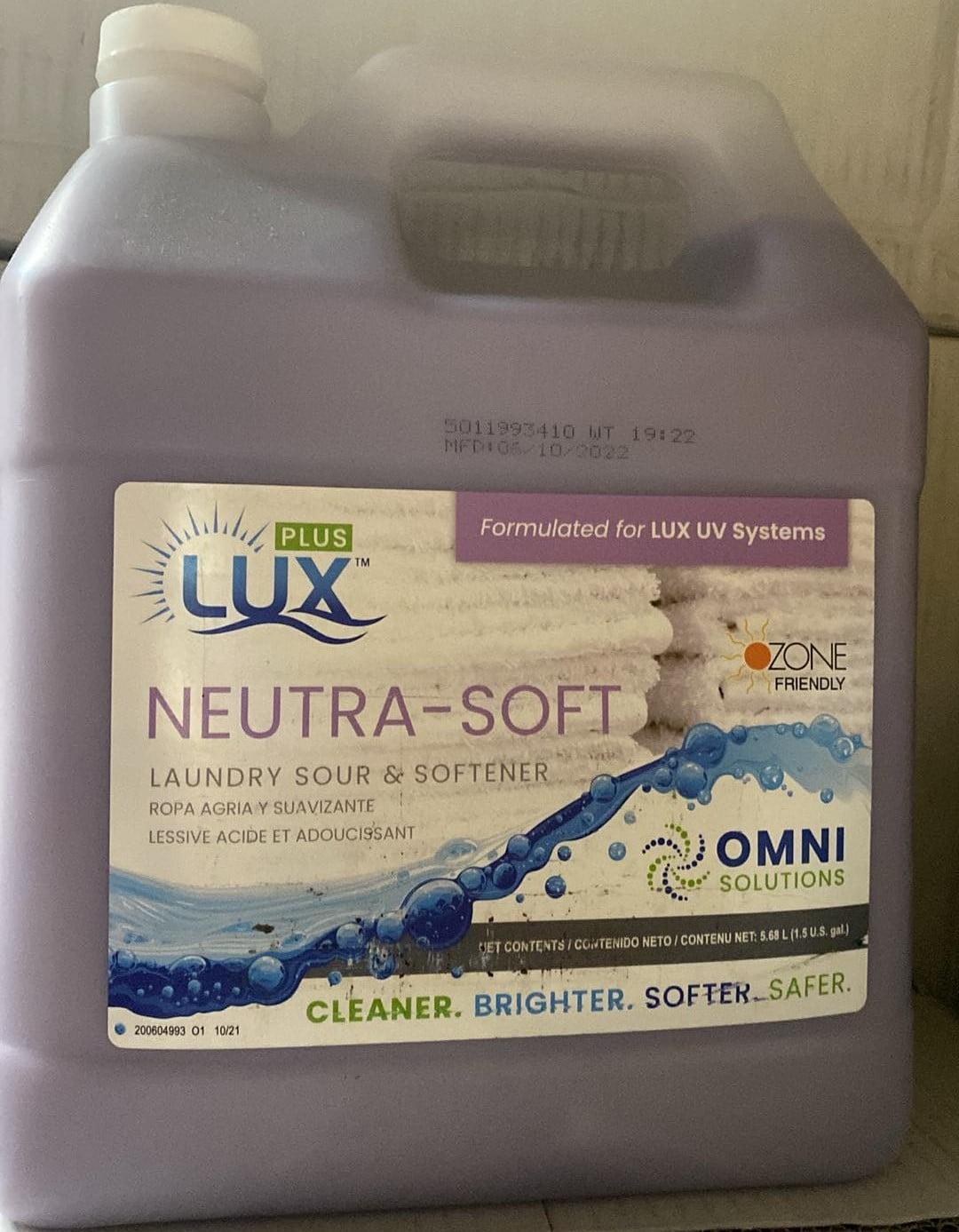 Omni Products Lux Plus Neutra-Soft Laundry Sour and Softener, Pack of 2 ...