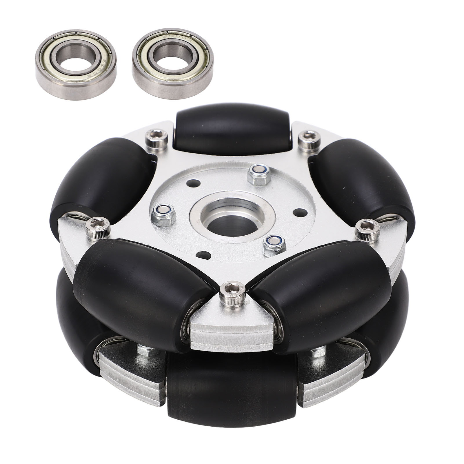 Omni Rack Wheel 127mm 40KG Load Aluminum Alloy Omni Direction Roller ...