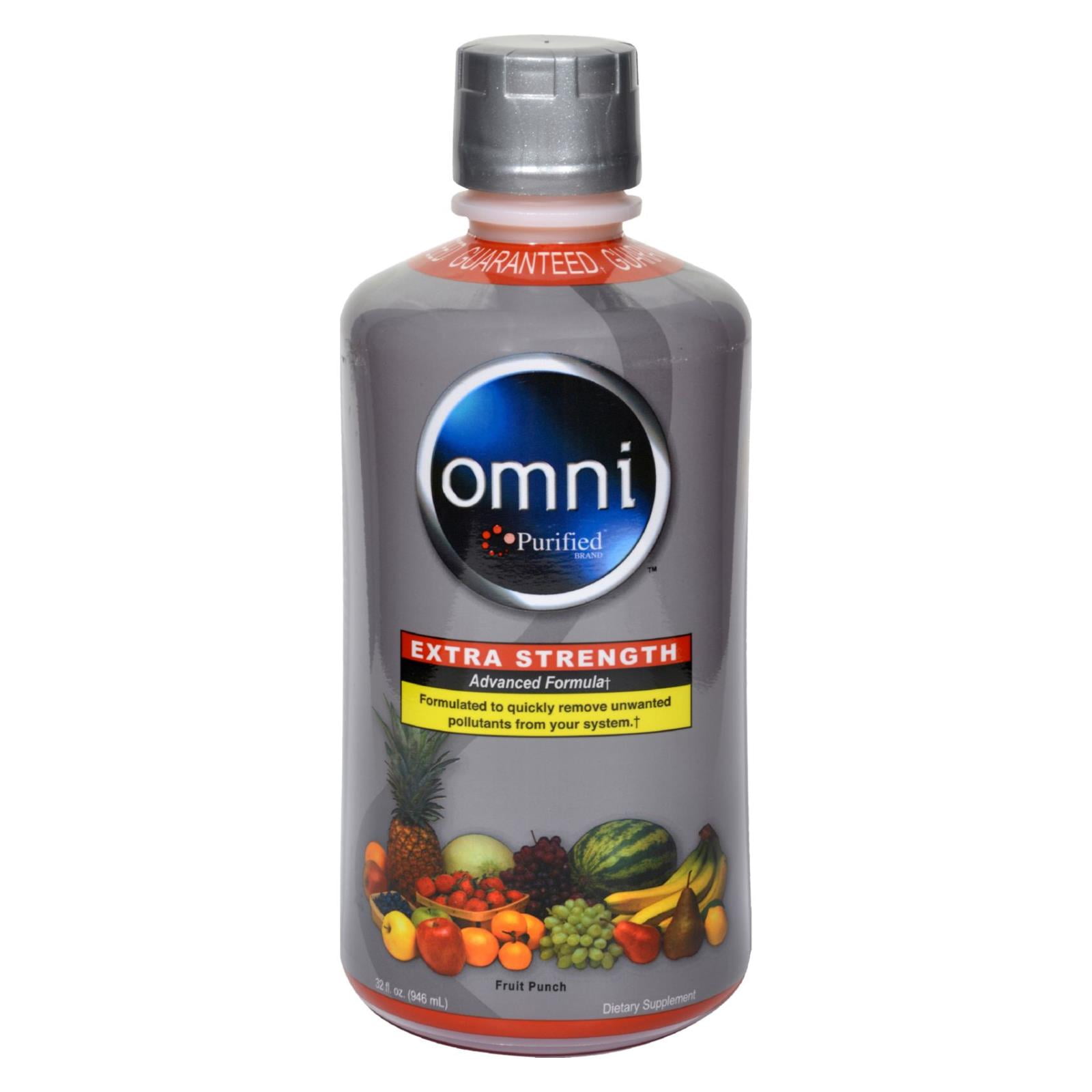Omni Extra Strength Body Flush Detox Drink, Cleansing Fruit Punch ...