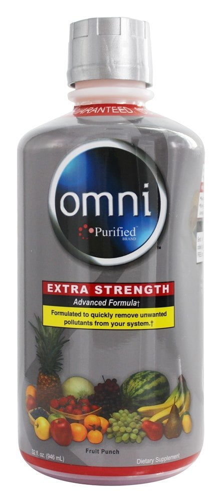 Omni Extra Strength Body Flush Detox Drink, Cleansing Fruit Punch ...